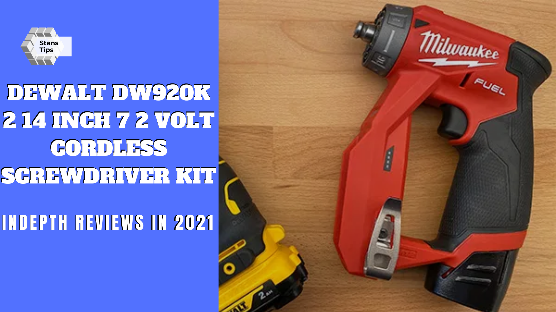 Dewalt Dw920k 2 14 Inch 7 2 Volt Cordless Two Position Screwdriver Kit ...